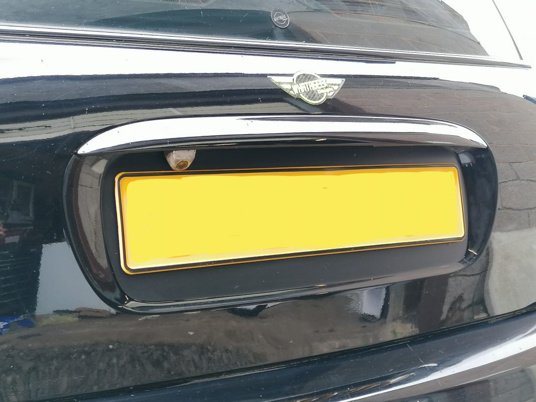 Small number plate vinyl surround – whatageek designs
